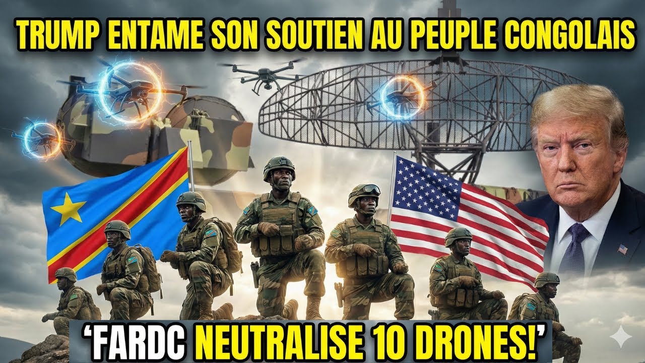RDC : FARDC détruisent 10 drones de l’AFC/M23 – Trump promet son ...