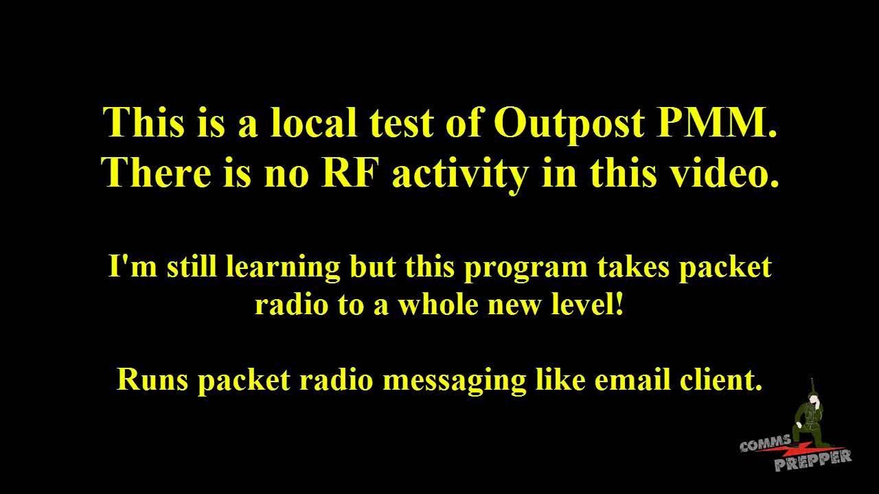Packet Radio with Outpost PMM - YouTube