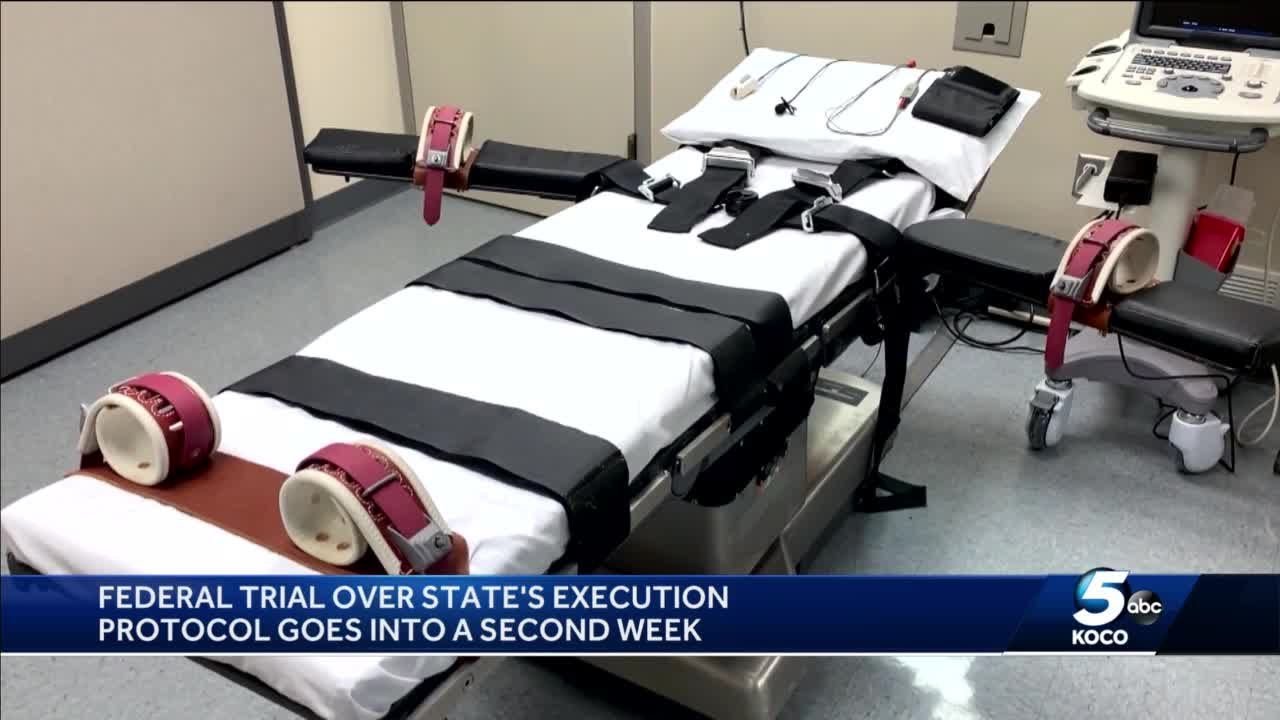 Federal trial over Oklahoma's lethal injection protocol heads into second week - YouTube