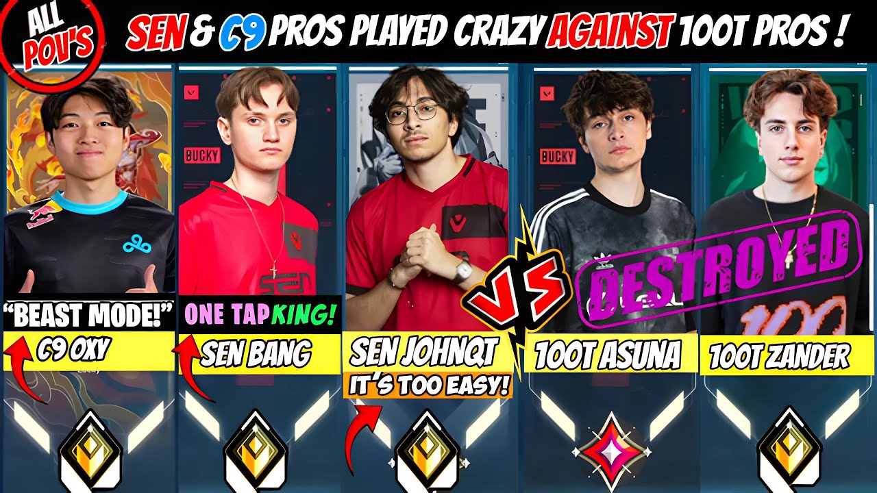 When SEN Johnqt SEN Bang & C9 Oxy Insanely Cooked 100T Asuna & 100T ...