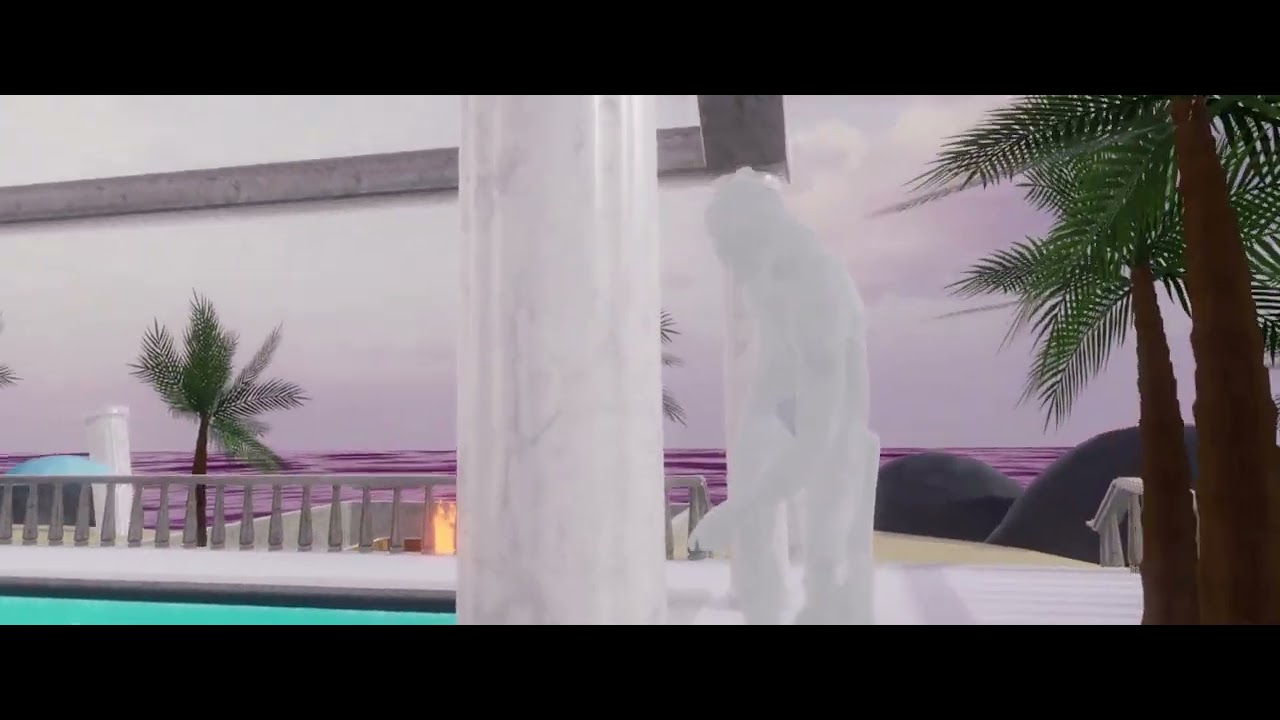 【VRChatワールド紹介】VAPORWAVE BEACH - YouTube