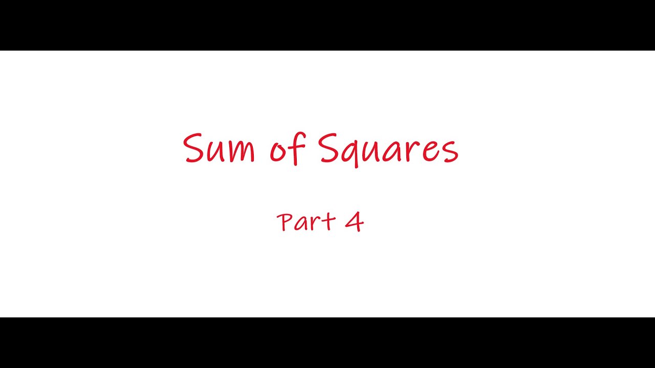 Sum of Squares Part 4 (TMSCA/UIL Number Sense) - YouTube