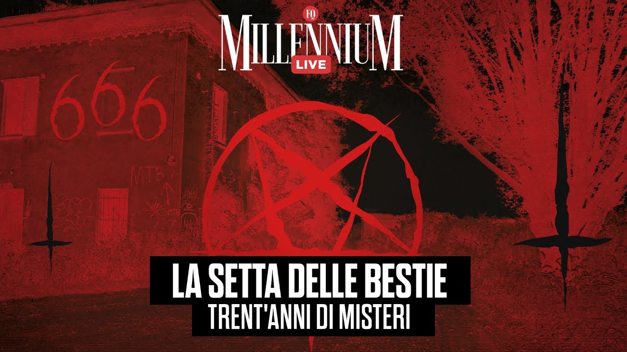 "La setta delle bestie, trent'anni di misteri" la diretta di Millennium ...