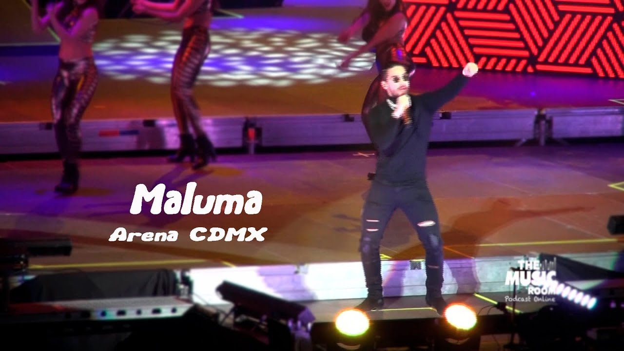 Maluma - Tour Pretty Boy, Dirty Boy (Arena Ciudad de México 2017) - YouTube