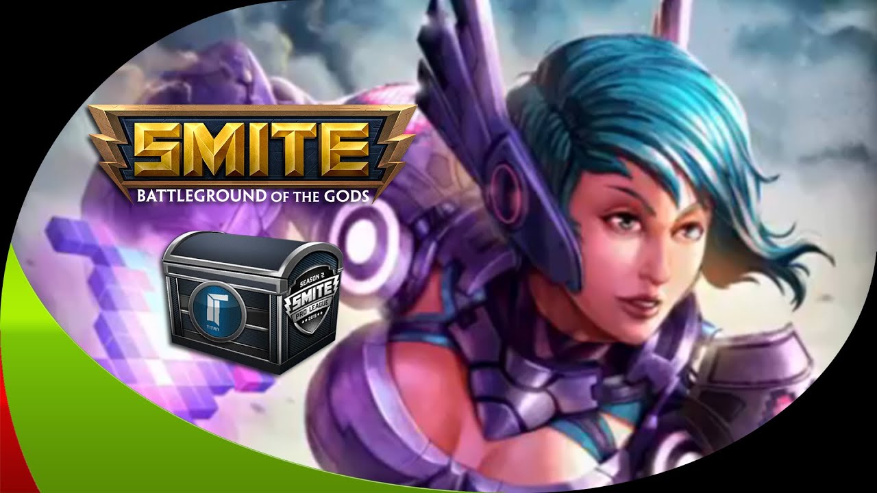 SMITE Titan Chests Opening!/ Freya "Pixel Buster" Gameplay - YouTube