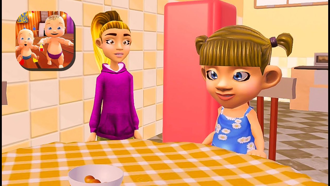 Newborn Twin Baby Care Game - Gameplay Walkthrough - YouTube