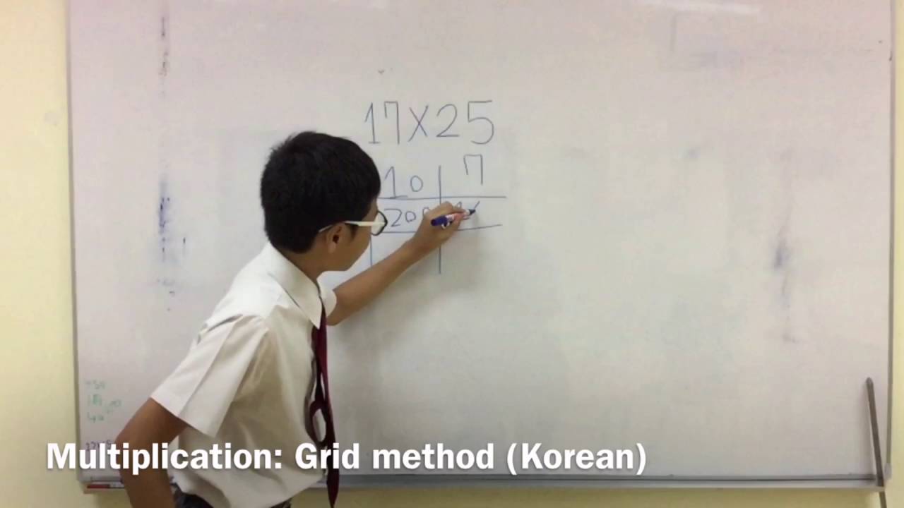 Grid Method Korean - YouTube
