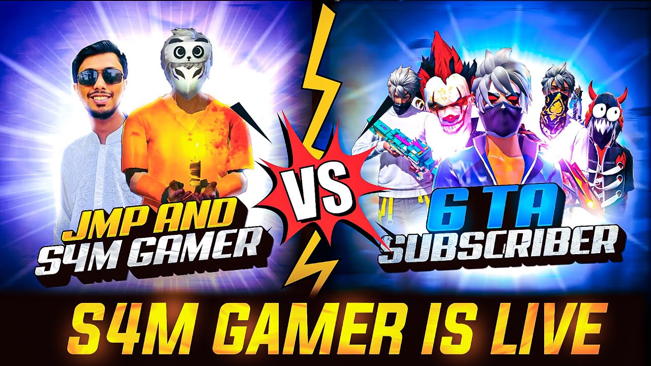 1 VS 6 ON LIVE ☠ S4M GAMER IS LIVE ☠ - YouTube