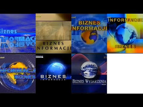 Kompilacja czołówek Biznes Informacji i Biznes Wydarzeń Polsatu (1993-2008 r.)