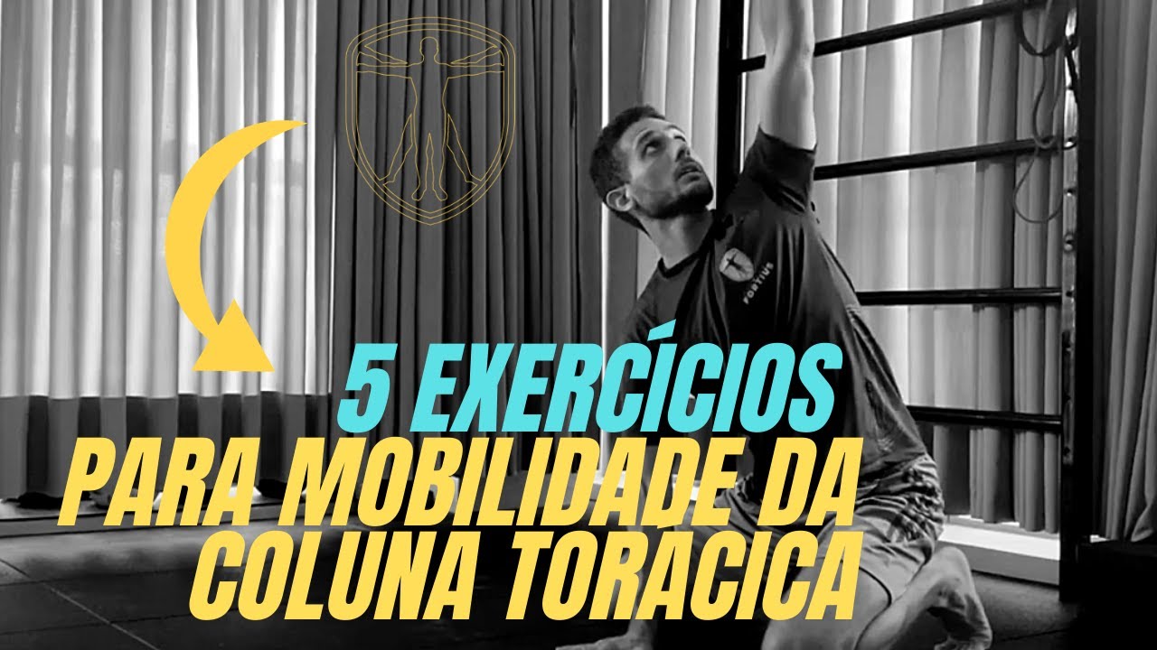 5 Exercícios para Mobilidade da Coluna Torácica - YouTube