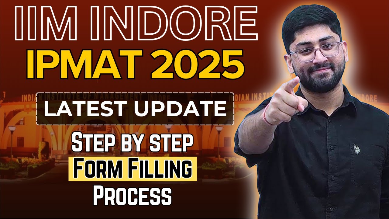 IPMAT INDORE 2025 APPLICATIONS OPEN FINALLY !! Step by Step Form ...