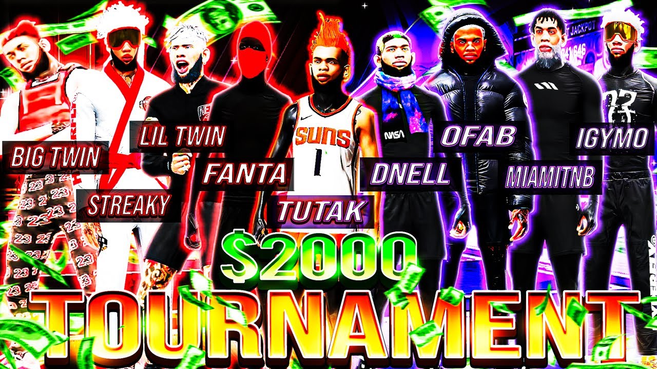 Every COMP PLAYER Played In THE BIGGEST $2000 NBA2K24 COMP STAGE ...