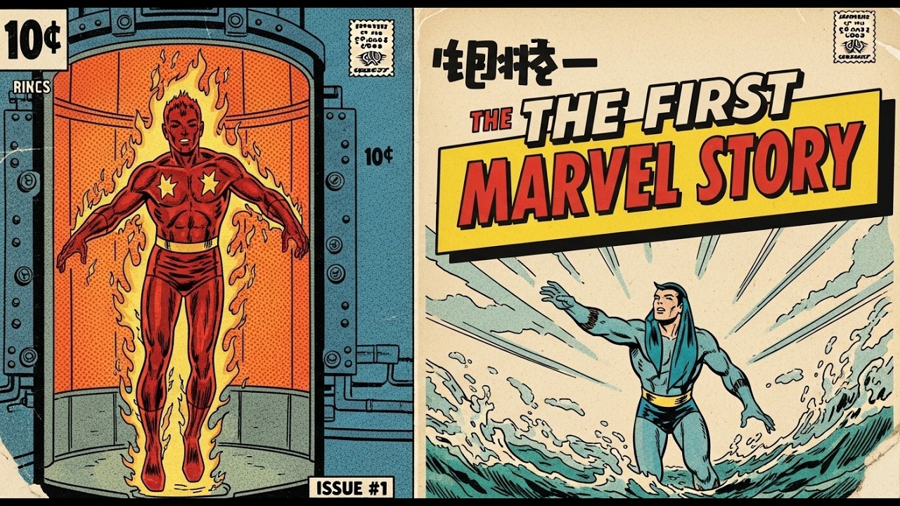 The First Ever Marvel Comic Story - YouTube