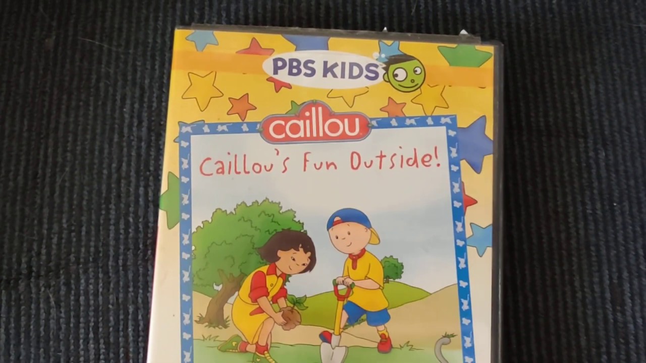 caillou- Caillou's Fun Outside DVD Overview! - YouTube