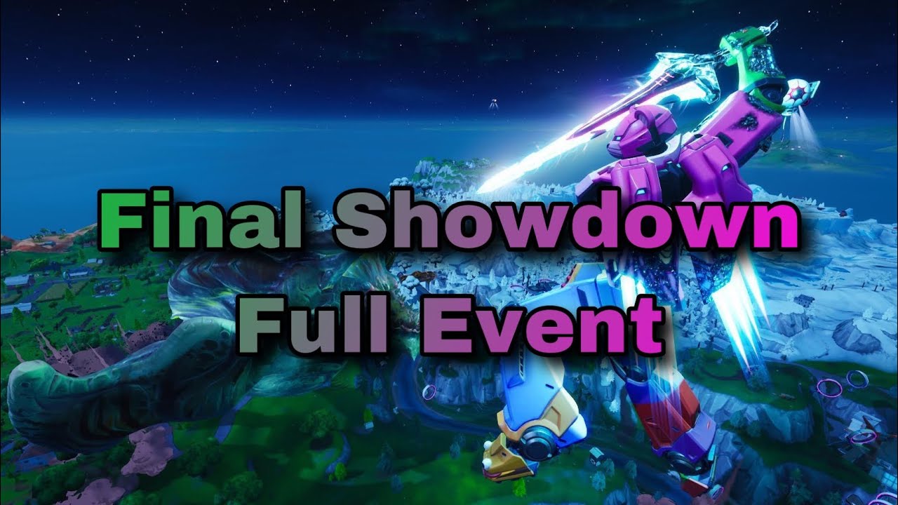 Fortnite Final Showdown Full Event - YouTube