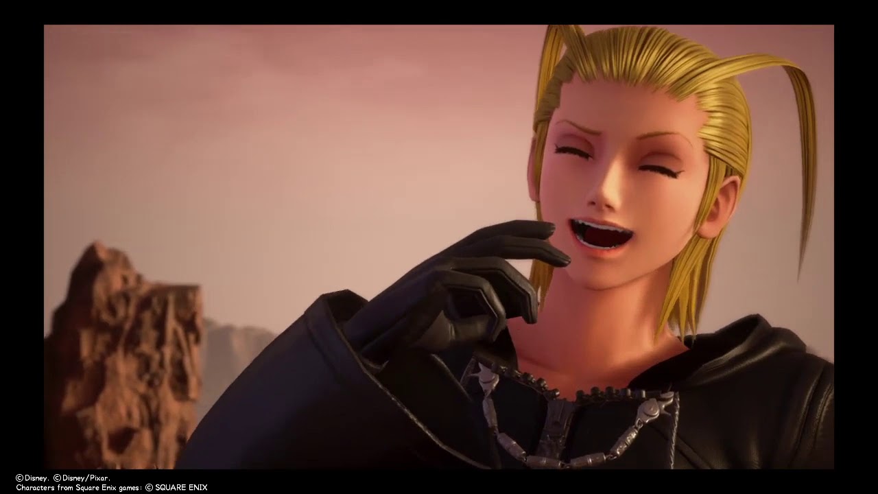 KINGDOM HEARTS Ⅲ - Larxene laughing - YouTube