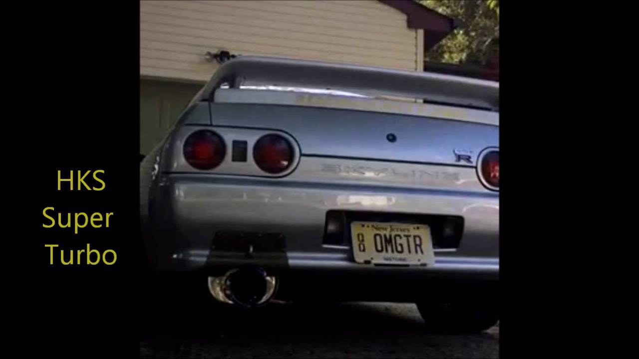 BNR32 GTR HKS Super Turbo Exhaust - YouTube