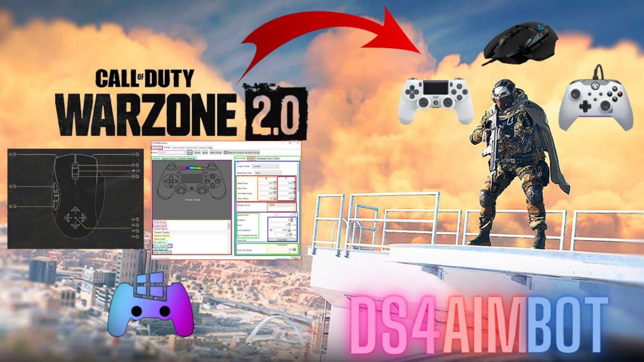 Ds4 Windows Compatible con Mouse y Control = NO RECOIL + AIM ASSIST ...