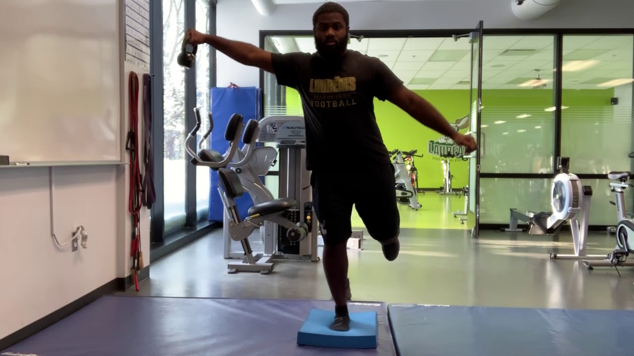 Single Leg Balance Pendulum Swing - YouTube