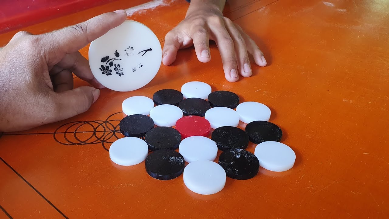 how to play carrom/carrom desi pool/carrom disc pool/carrom board ...