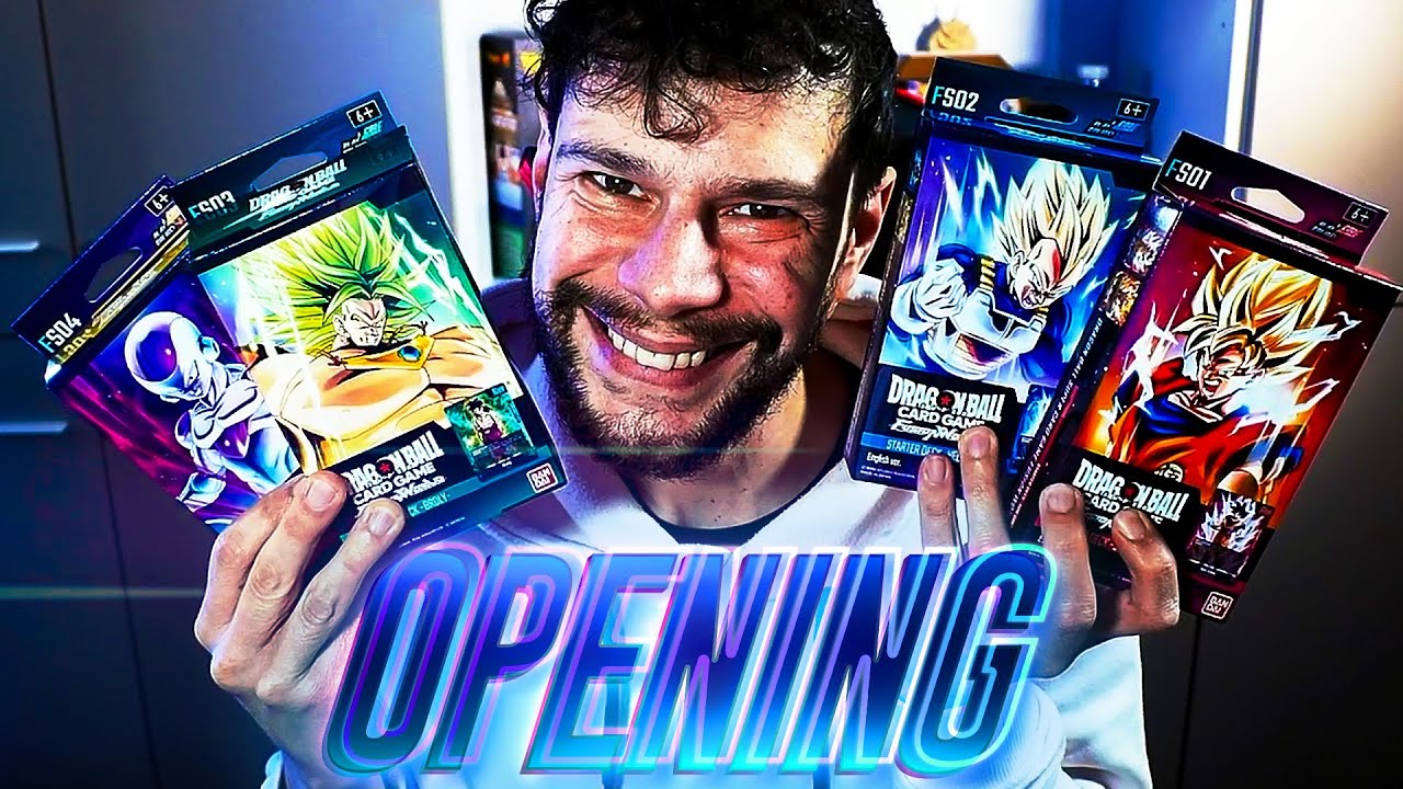 Apro TUTTI gli STARTER del NUOVO CARD GAME di Dragon Ball! DBSCG FUSION ...