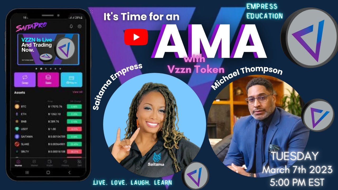 AMA with Michael Thompson of VZZN Token - YouTube