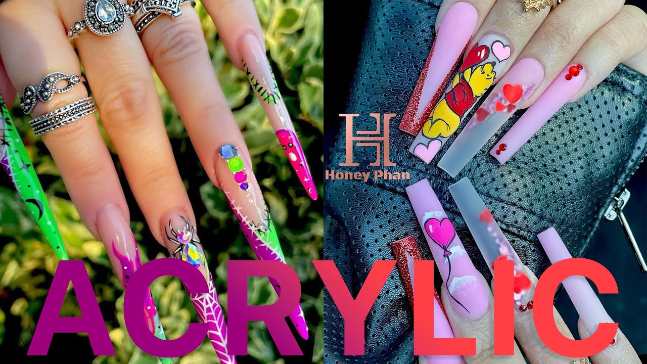 290 10+ Simply Creative Beautiful Acrylic Nail Art Designs Tutorial ...