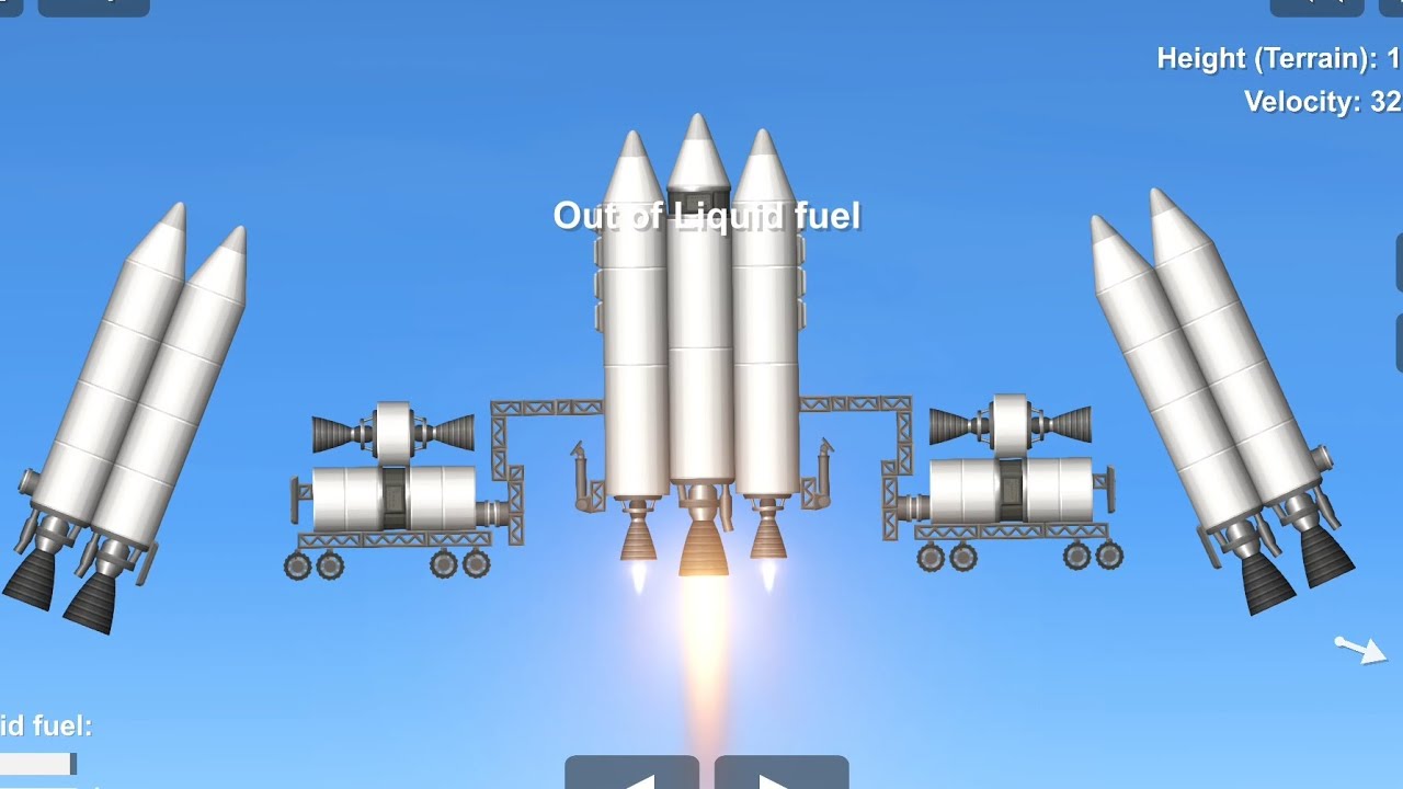 Landing experiments and Rover testing - Spaceflight simulator - YouTube