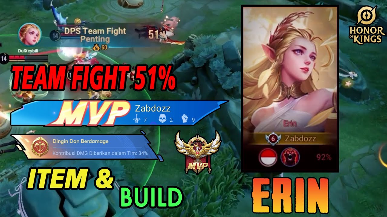 Item & Build Erin - Honor of Kings - YouTube