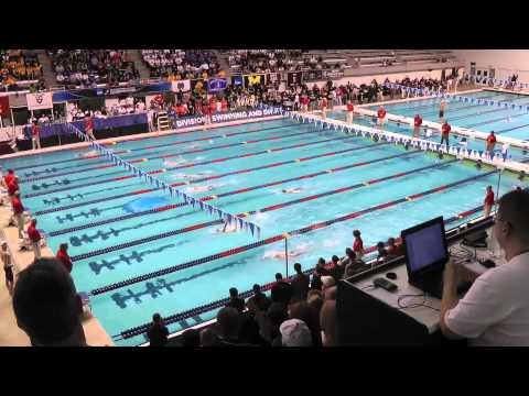 Drew Onken swims 400 IM at 2012 NCAA Championships - YouTube
