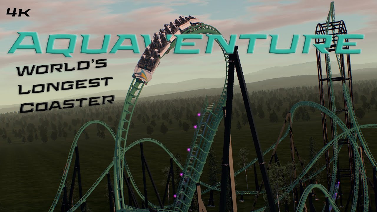 [4K] Aquaventure RAW POV No Limits 2 World's Longest Roller Coaster ...