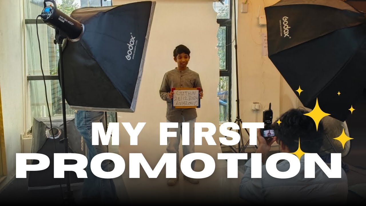 My First Promotion ️‍🔥 Photo Shoot | ft Githun Reddy - YouTube