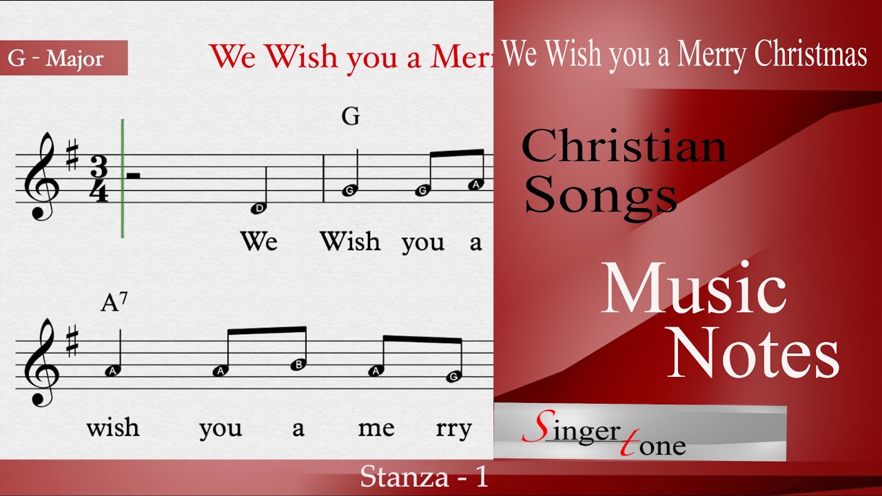 We Wish You a Merry Christmas | Music Notes - YouTube