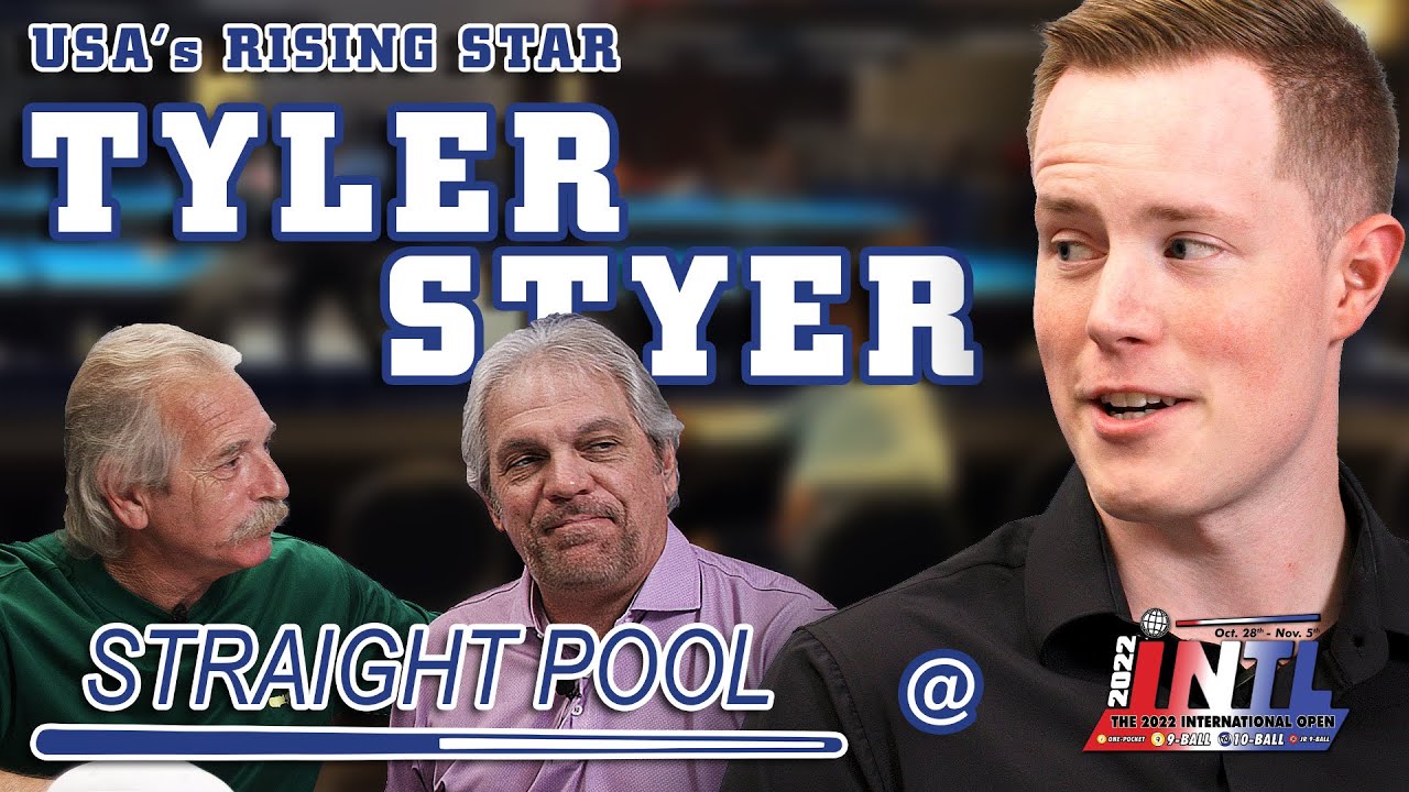 Tyler Styer Straight Pool from the International Open - YouTube