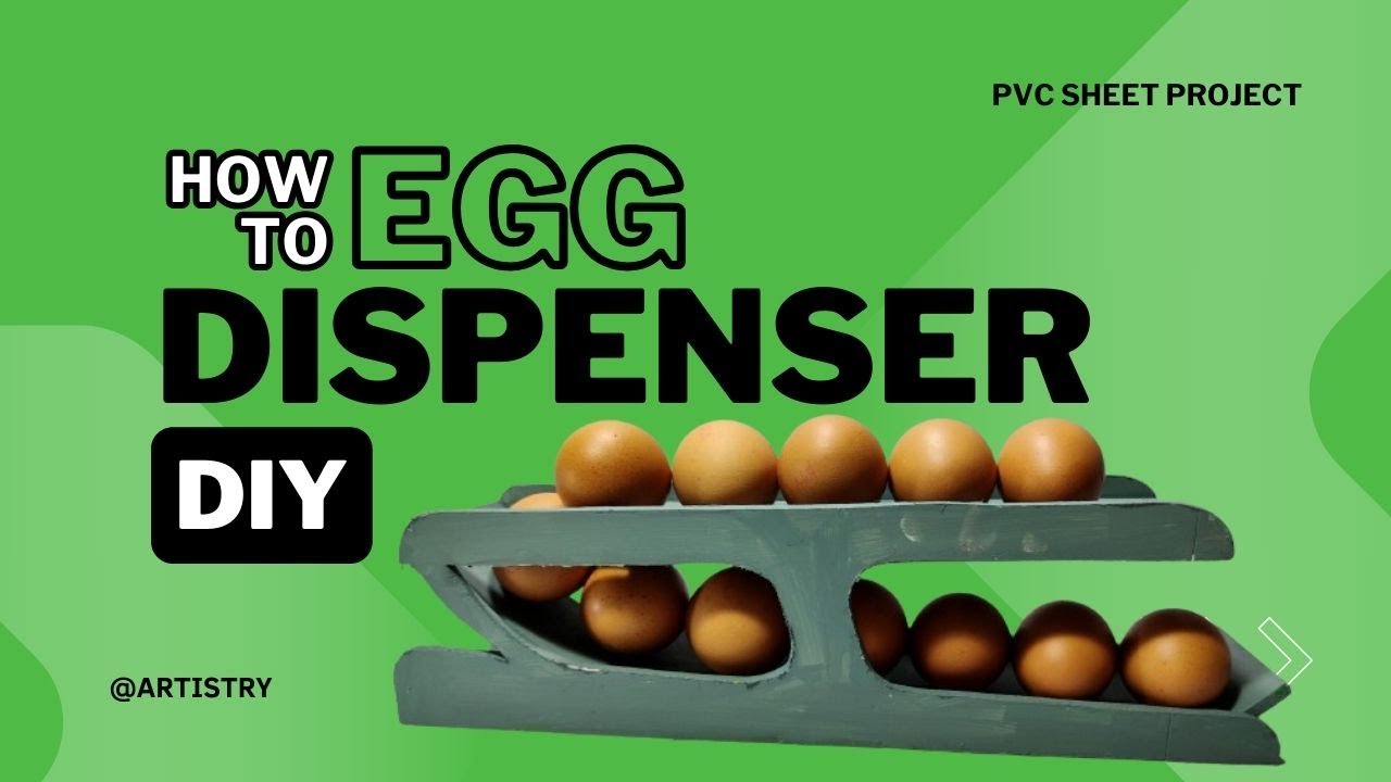 DIY EGG HOLDER & DISPENSER - YouTube