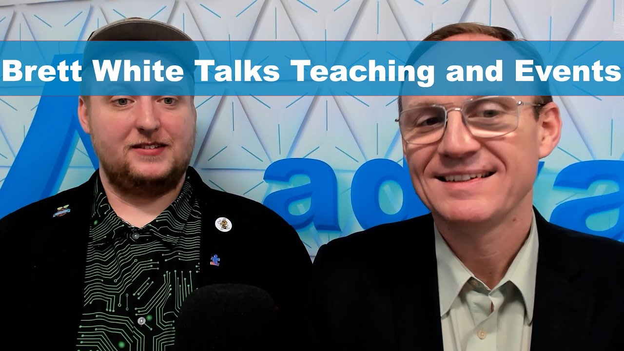 Brett White Talks Teaching and Events - YouTube