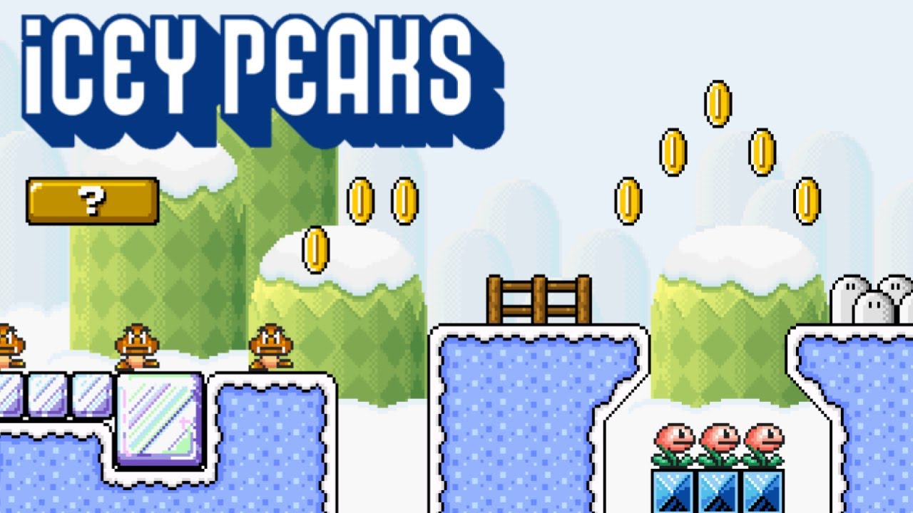 *Custom Mario Level* Icey Peaks [Mario Editor] - YouTube