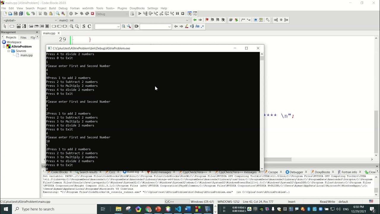 11- Simple Console Calculator using do while loop and if elseif C++ ...