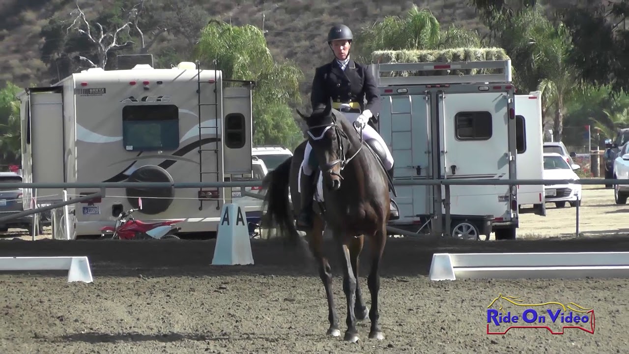 004D Ellen Doughty Hume on Sir Oberon CCI3* Dressage Galway Downs Nov ...