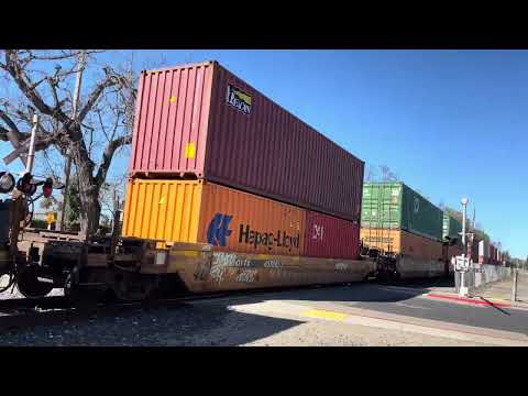 Up 6057 IOANP going through Pleasanton - YouTube