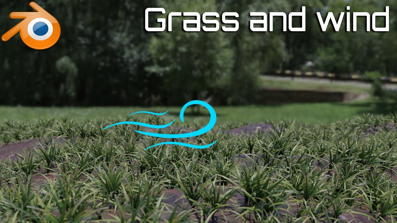 How to make grass and wind in Blender 2.8 - 172 - YouTube