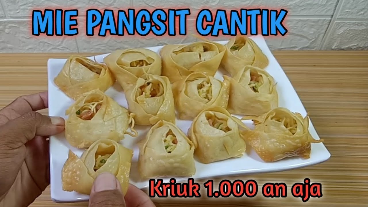 Jajanan gurih ini bikin bocil2 gak libur jajan ,mie pangsit goreng ...