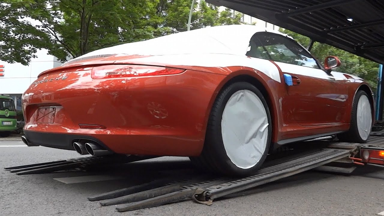 2014 Porsche 911 Carrera 4S engine sound - YouTube