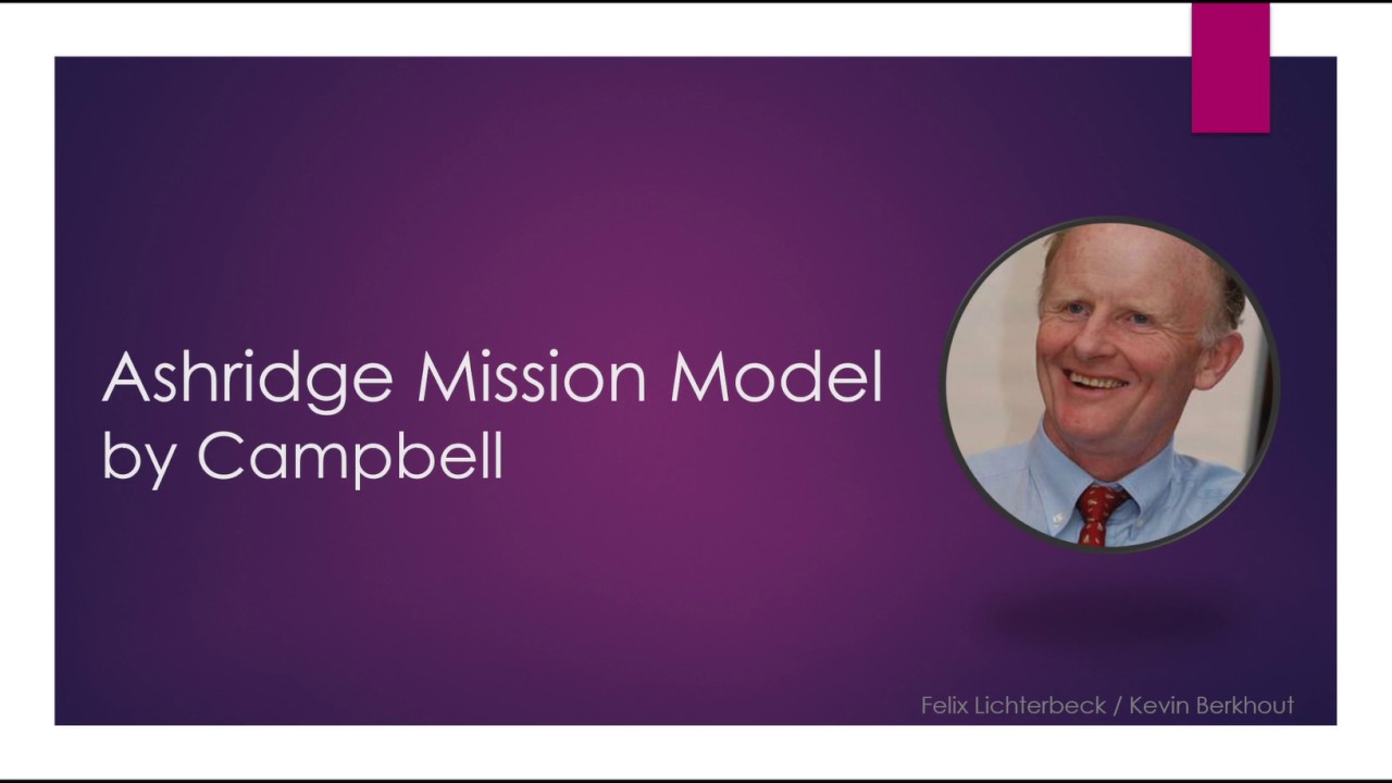 Ashridge Mission Model. Explanation, Pros / Cons - YouTube