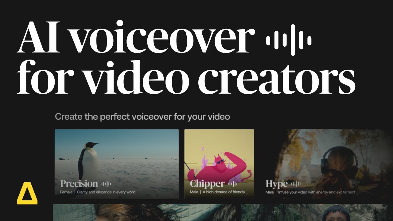 Easily bring your story to life with high-quality AI voiceovers for any ...