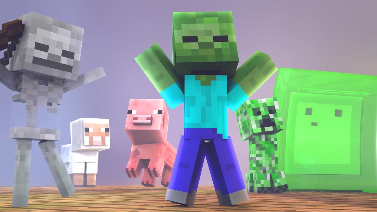 Top 7 Funny Minecraft Animations - YouTube