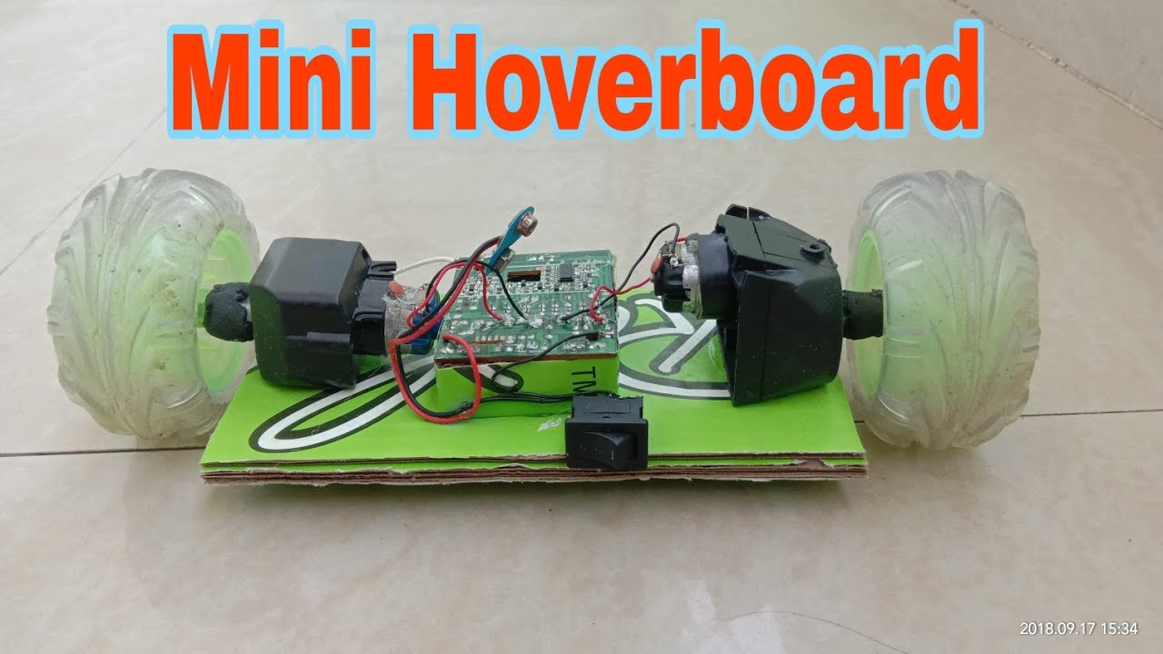 How to make rc controlled Mini Hoverboard - YouTube
