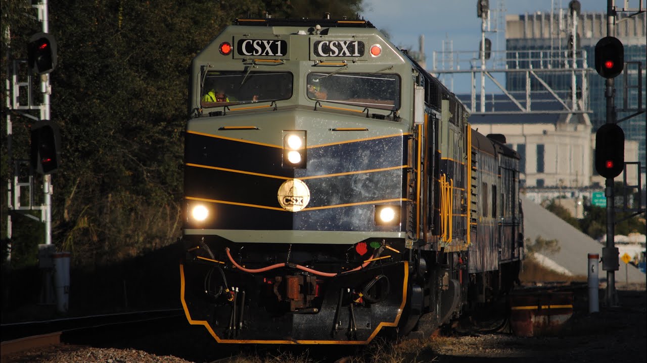 CSX P001 Arriving into Jacksonville - YouTube
