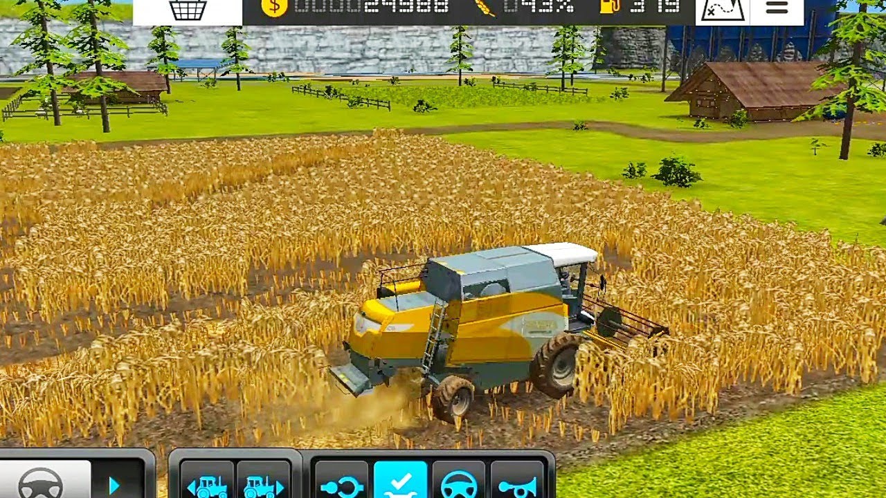 Amazing open field farming simulator gameplay. #gameplay #f16 # ...