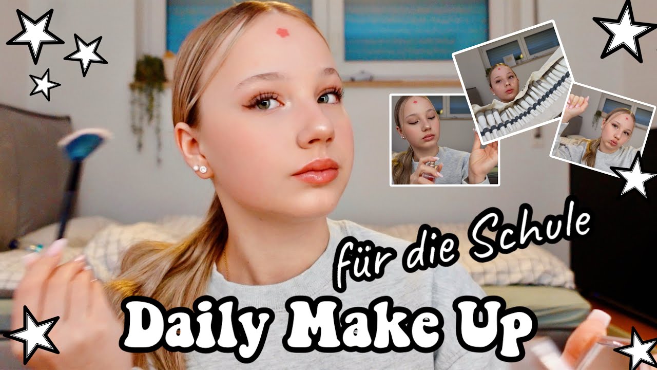 DAILY MAKE UP für die SCHULE 💕 HEY ISI - YouTube